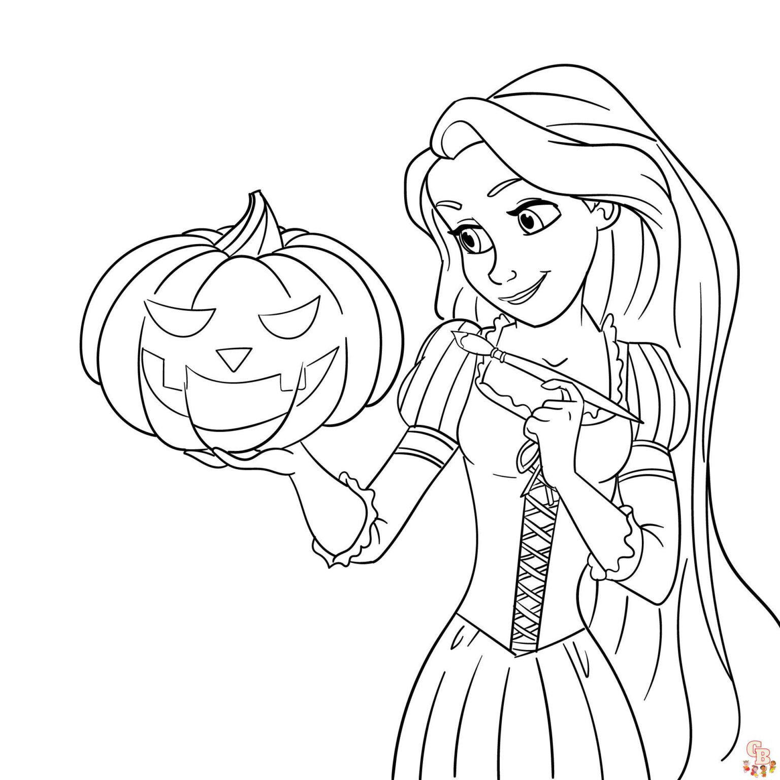 Noč čarovnic in pobarvanke za otroke - Trideseta