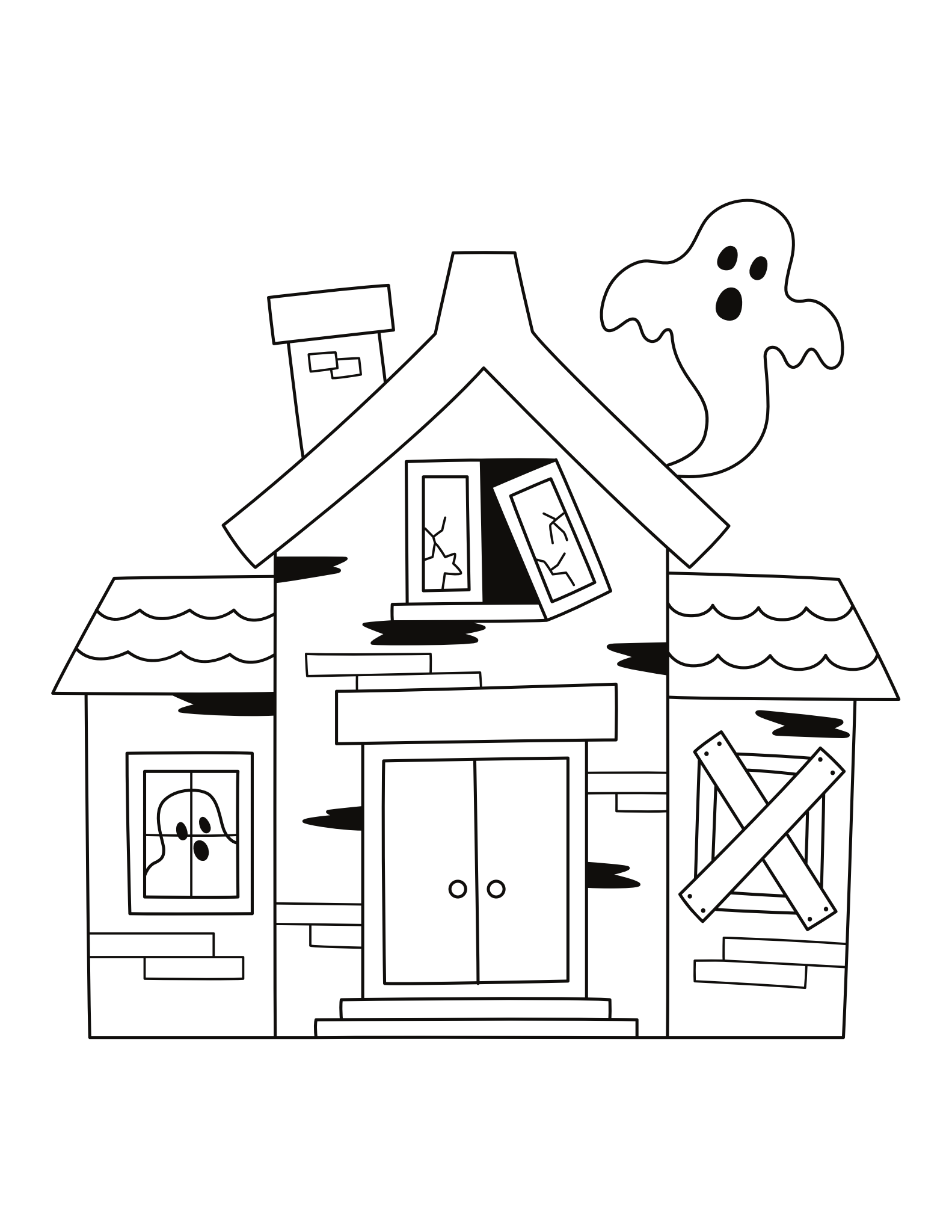 Noč čarovnic in pobarvanke za otroke - Trideseta